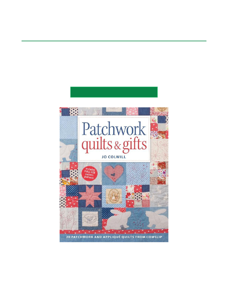 20 Patchwork & Appliqué Quilts Guide | PDF