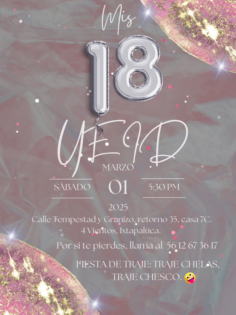 Invitación Yeid | PDF