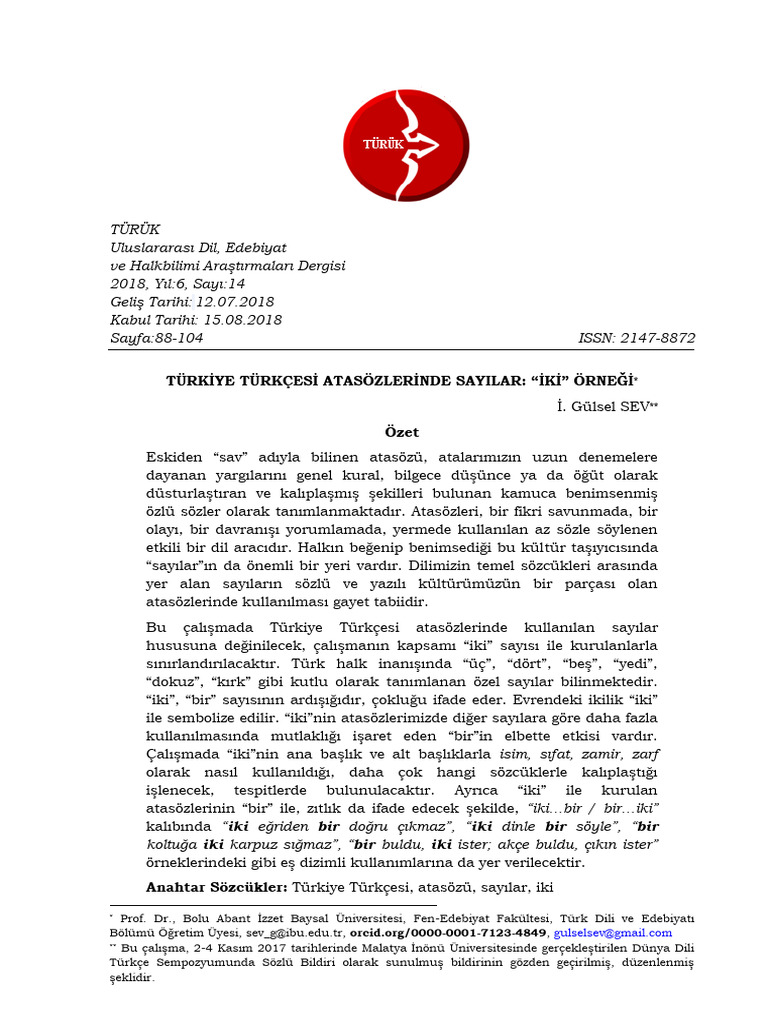 T__RK__YE T__RK__ES__ ATAS__ZLER__NDE SAYILAR_ _____K_____ __RNE____[#522943]-642616 | PDF