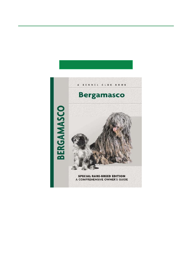 Bergamasco Dog Breed Guide | PDF