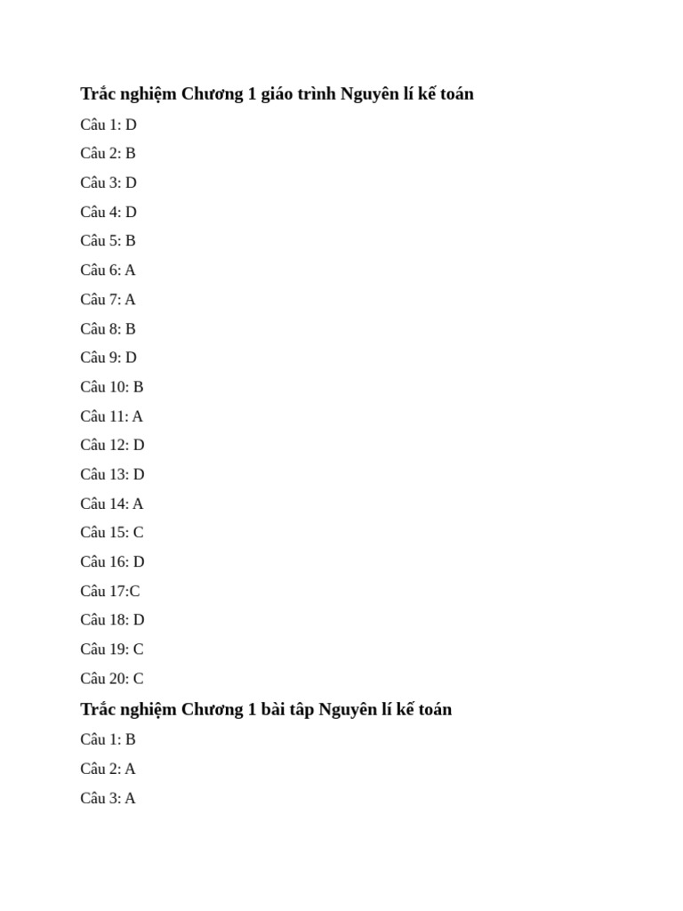 BT Nlkt-Chuong 1 | PDF