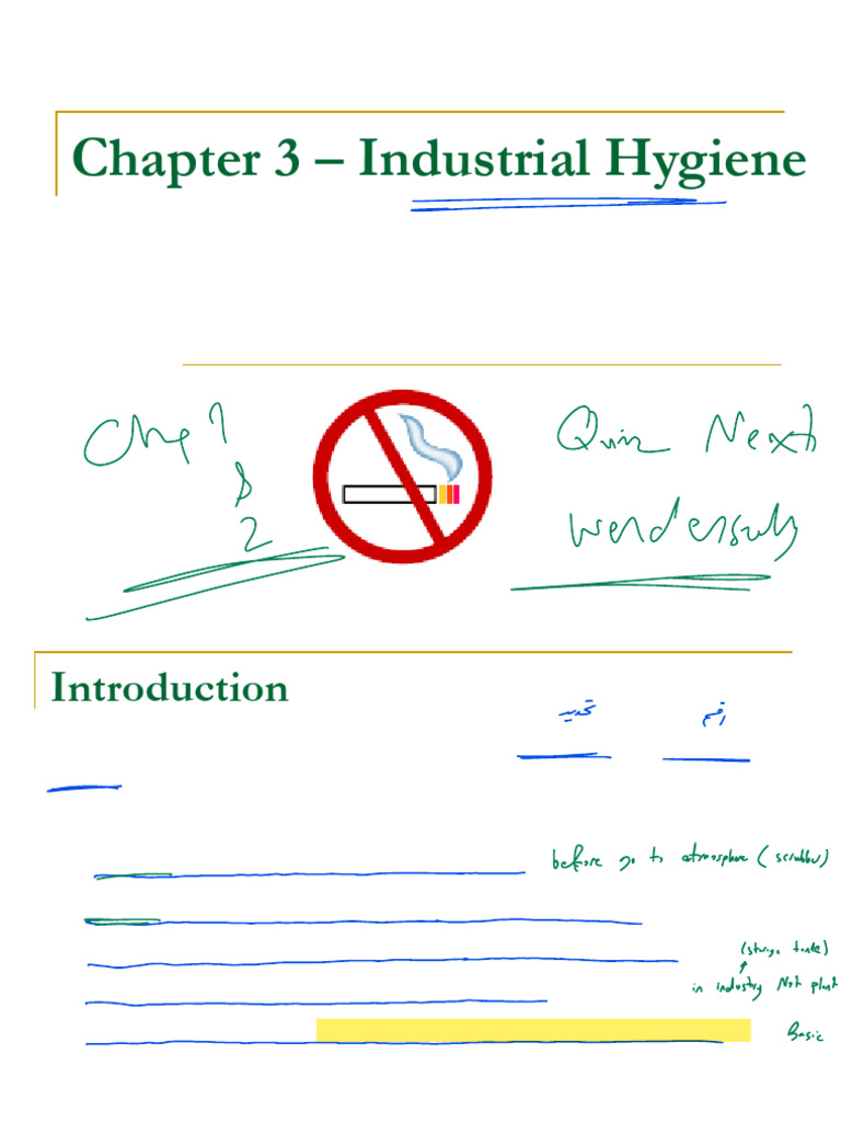Industrial Hygiene: Regulations & Practices | PDF | Occupational ...