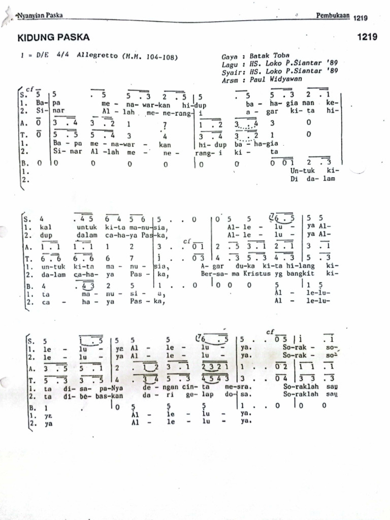 08 Komuni 1 - Kidung Paskah | PDF