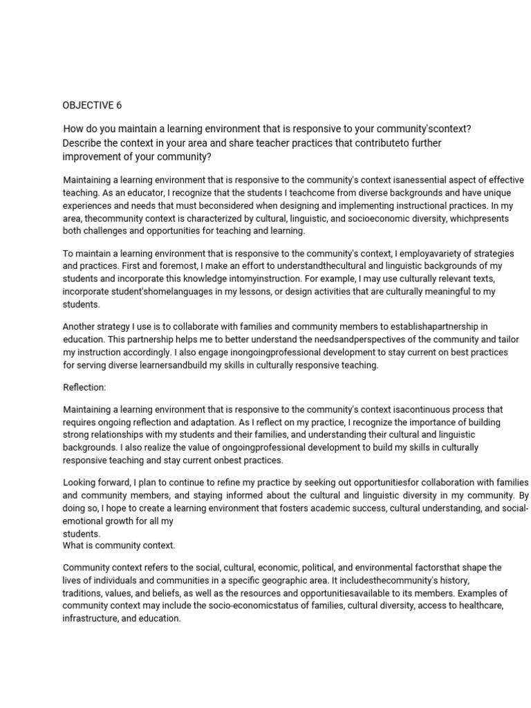 TRF Objective 6,9,10 | PDF | Learning | Dyslexia