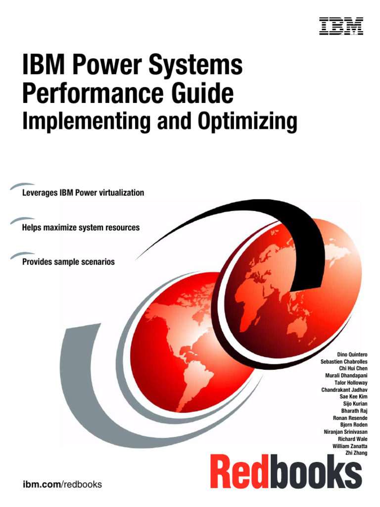 IBM Power Systems Performance Guide Implementing and Optimizing - sg248080 | PDF | Computer ...