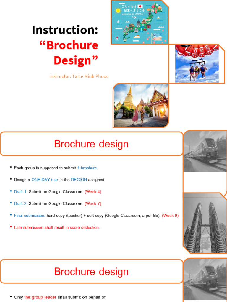 Instruction -Brochure design | PDF