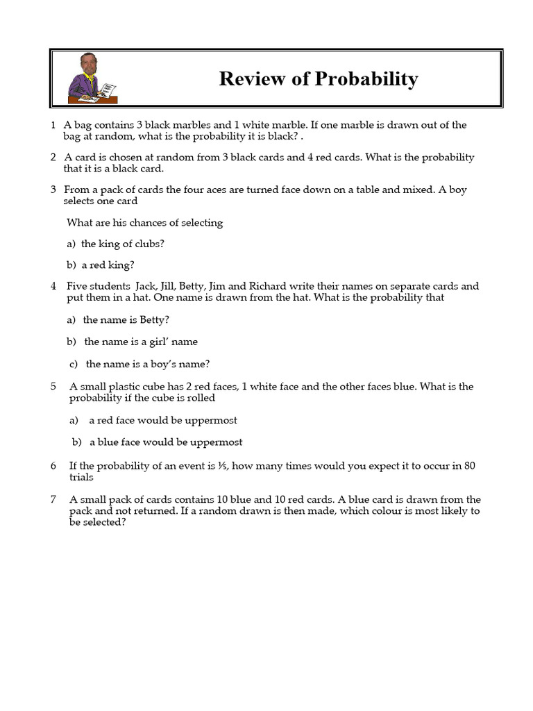 1 Review of Probability | PDF