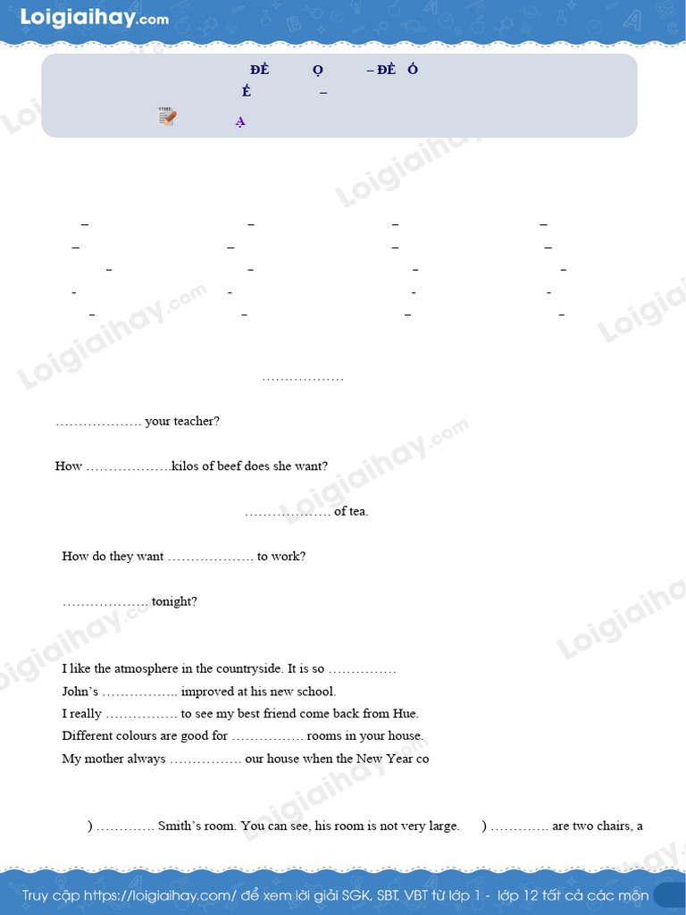 De Thi Hoc Ki 1 Tieng Anh 10 Ilearn Smart World de So 4 1668072128 | PDF | Linguistics