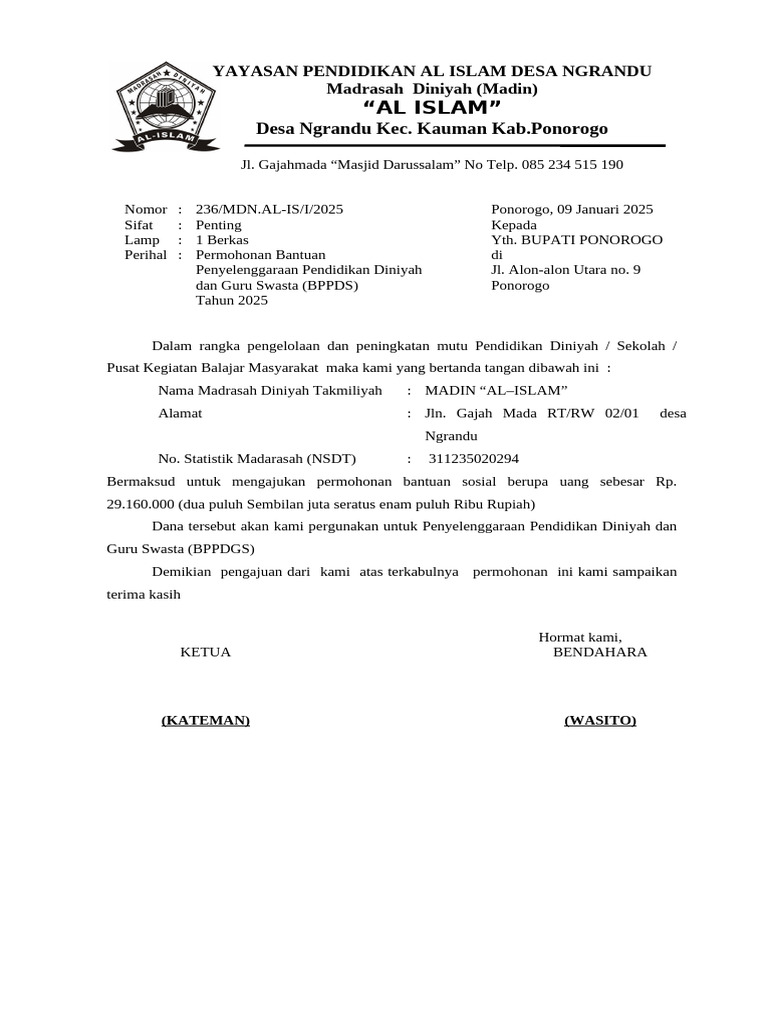 Proposal Bosda 2025 | PDF