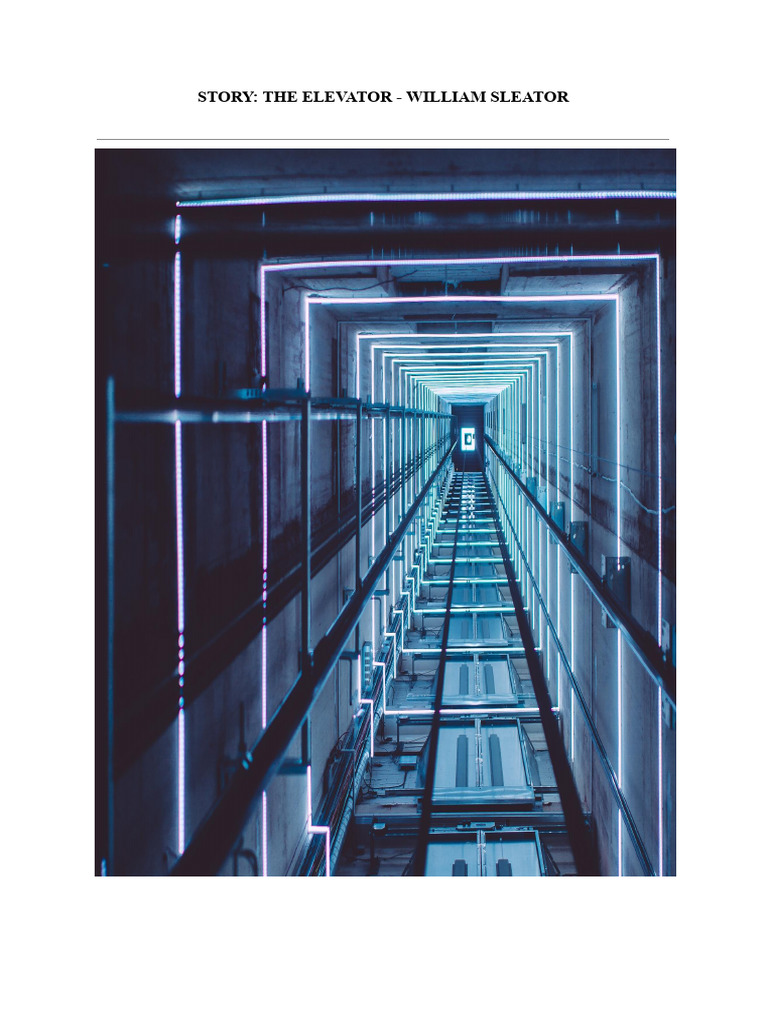 Story - The Elevator - Analysis | PDF | Elevator
