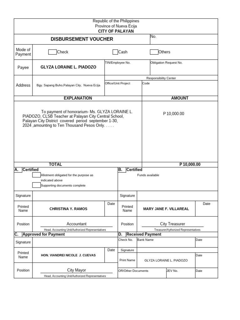 Xylyn-Request For Payment - CLSB - First Payment | PDF | Payments | Money