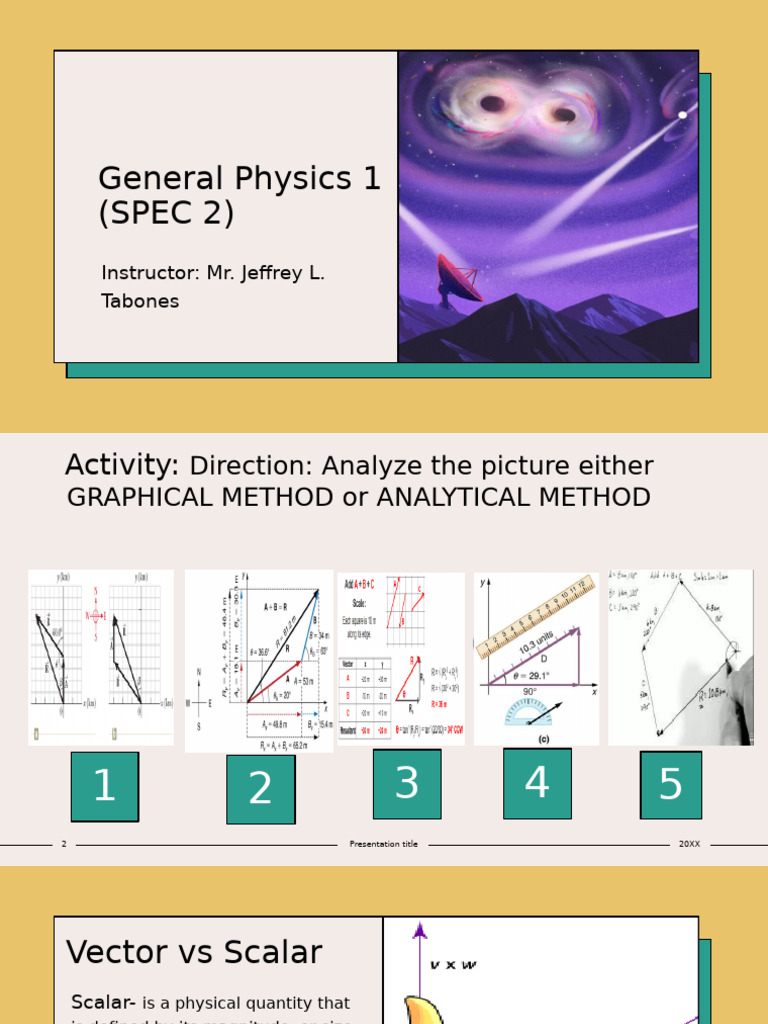 Quarter4 General Physics 1 SPEC 2ppt | PDF | Euclidean Vector | Algebra