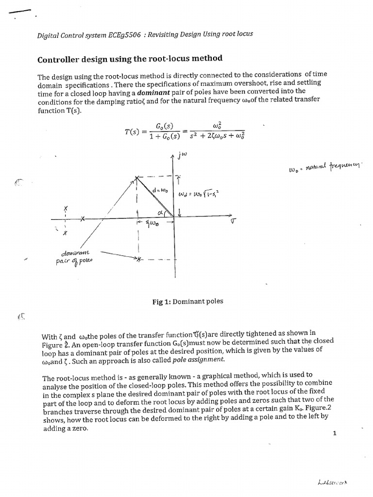 Root Locus Design | PDF