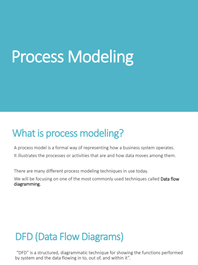 Process Modeling (1) | PDF