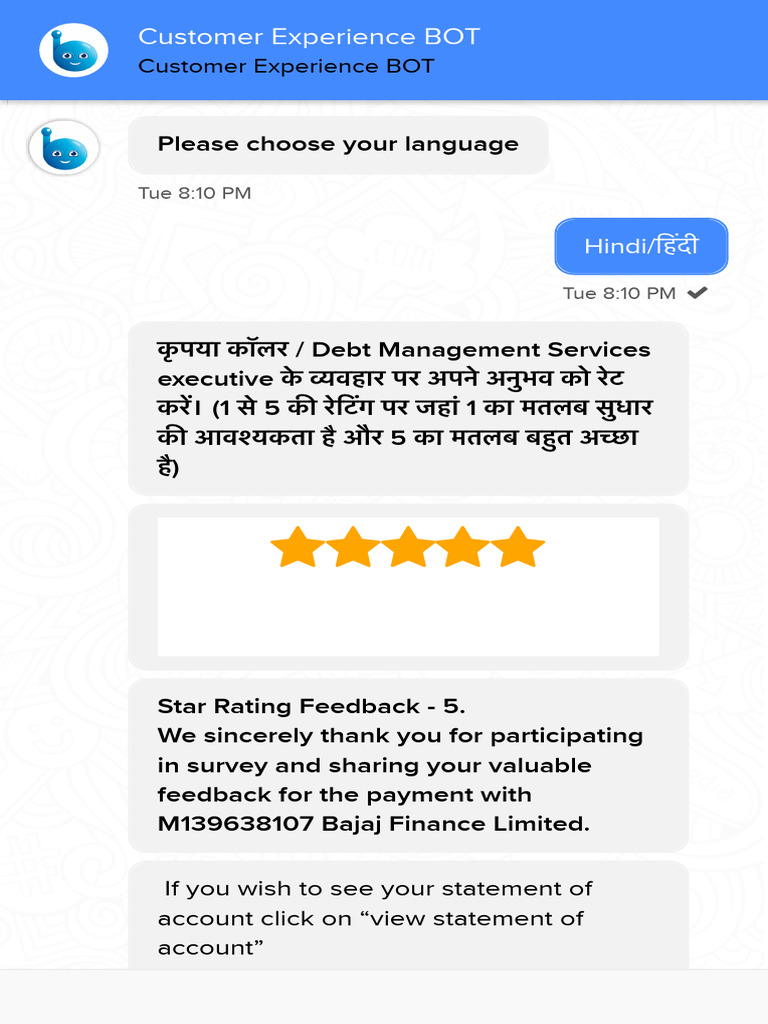 Customer Experience BOT | PDF