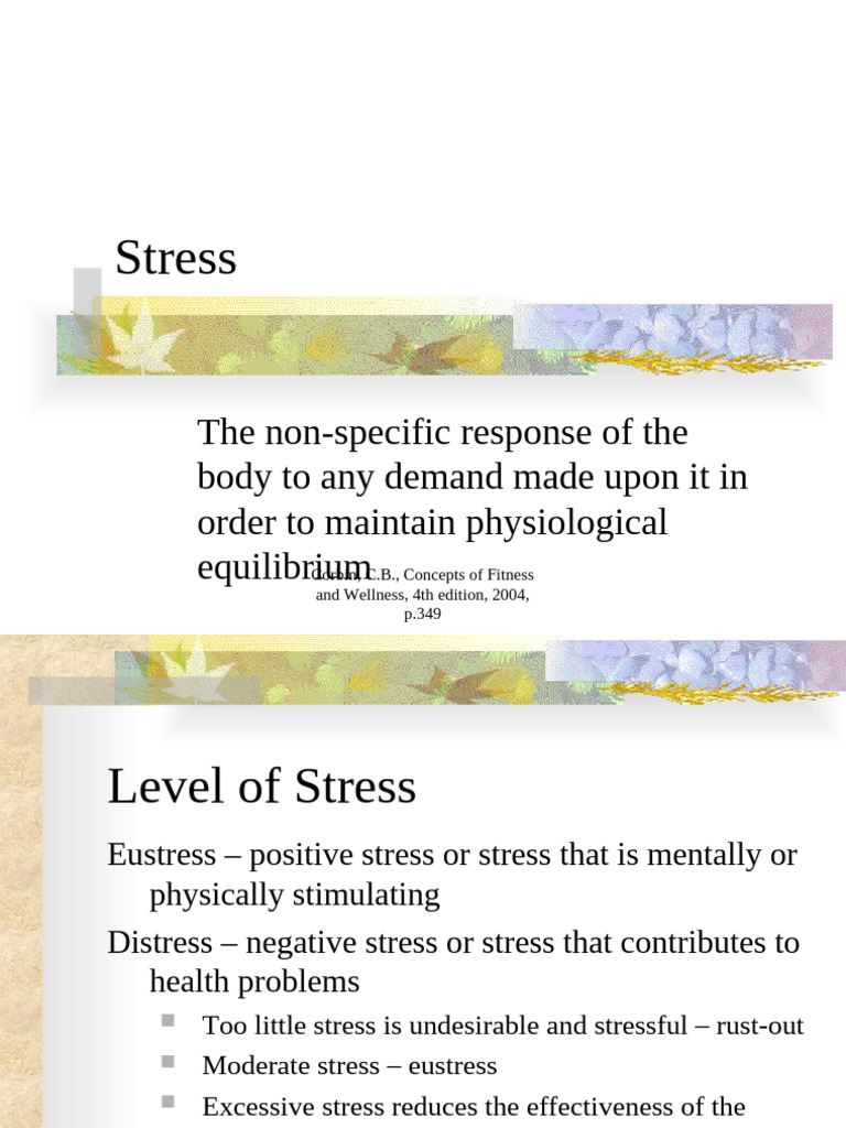 Understanding Stress Management Techniques | PDF | Stress (Biology ...