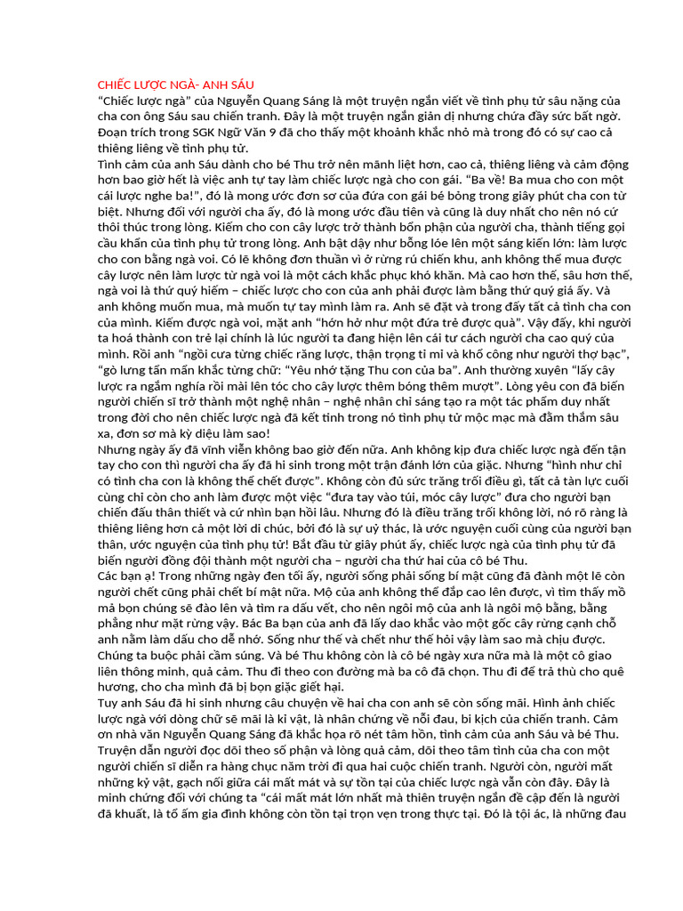 SƯU TẦM NLVH | PDF