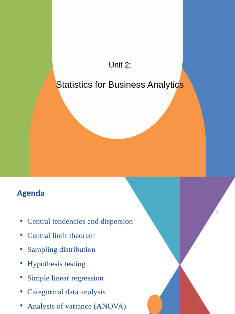 Statistical Analysis - Intro Central Tendencies and Dispersion | PDF