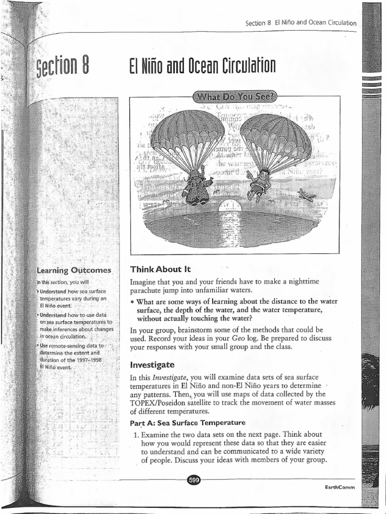 ES El Nino and Ocean Circulation LAB | PDF | Oceans | Nature