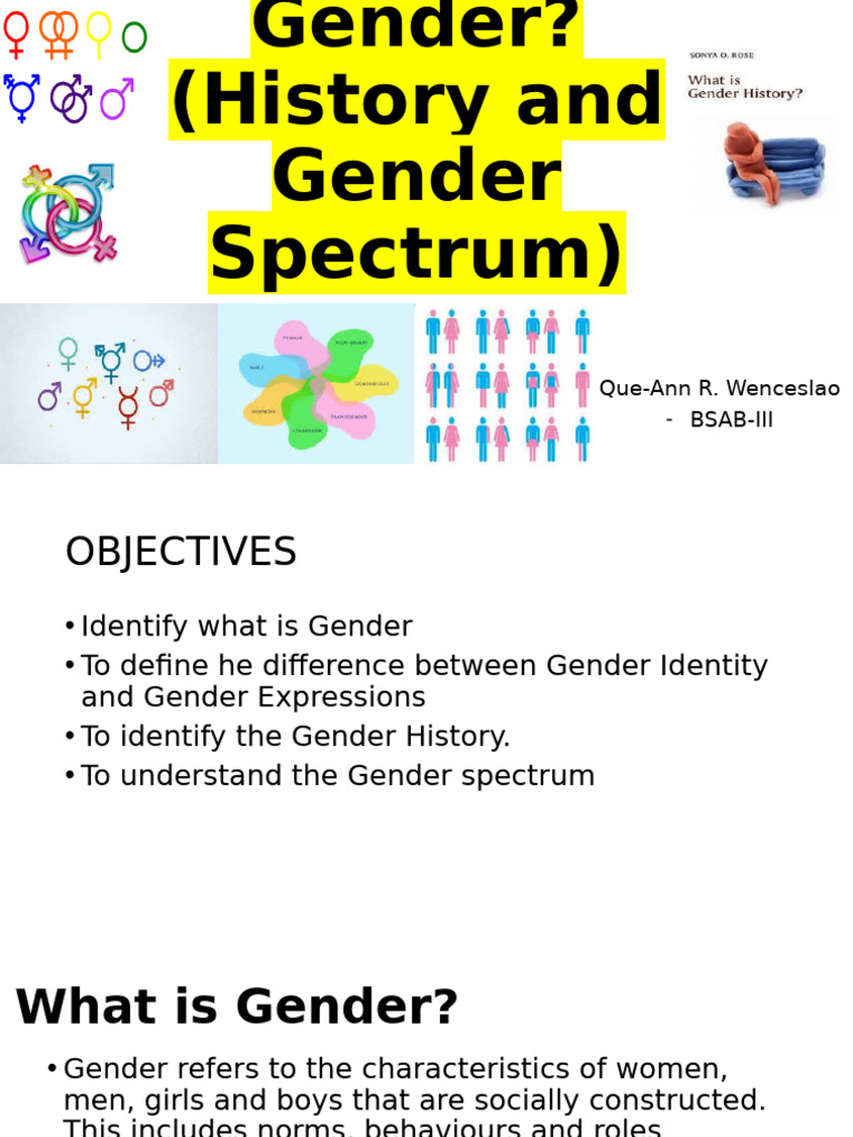 Understanding Gender and Its Spectrum | PDF | Gender | Gender Studies