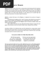 Itik-Itik Dance: Origins and History | PDF | Philippines | Dances
