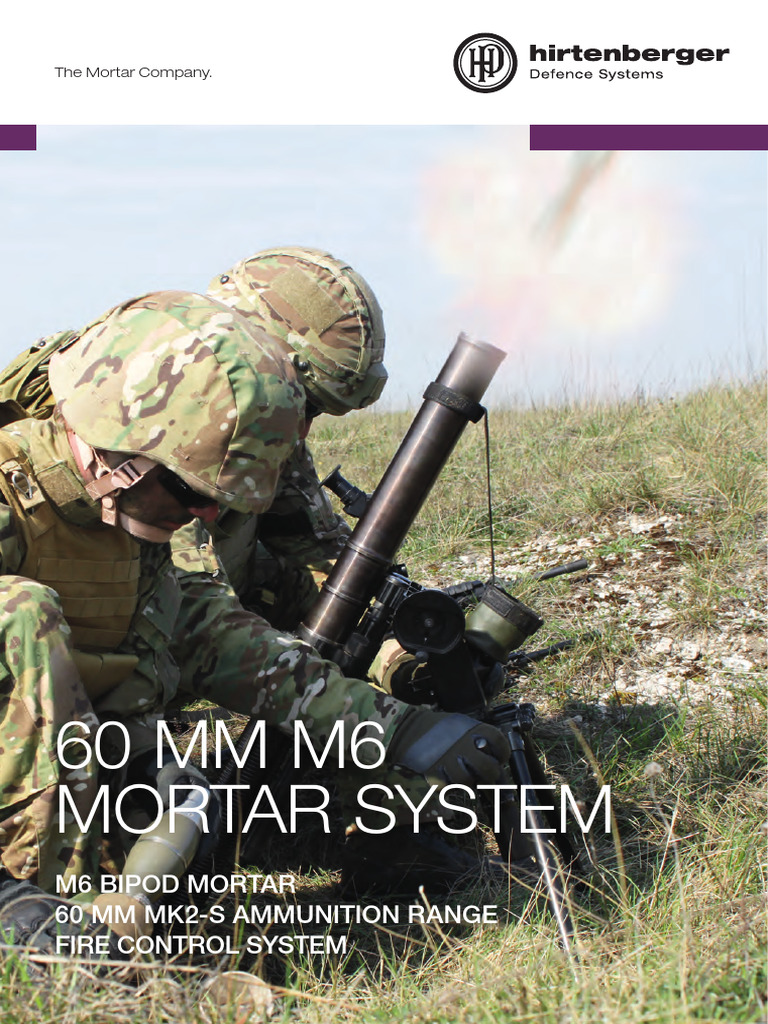 Hirtenberger 60mm Mortar System Overview | PDF | Mortar (Weapon ...