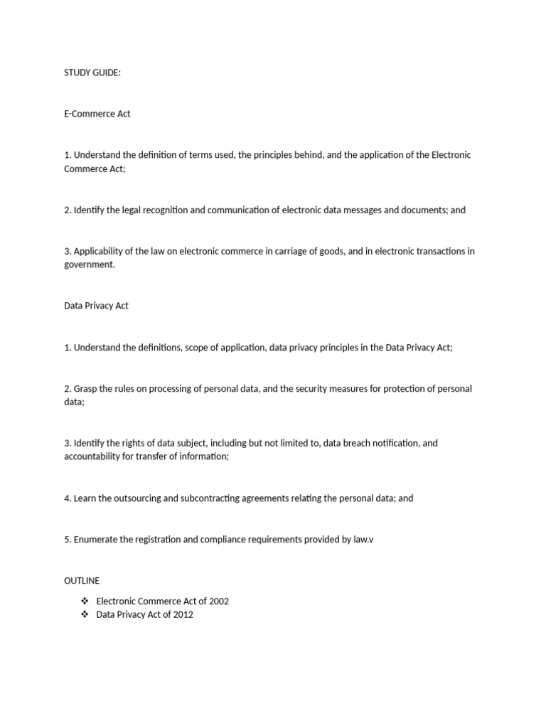 Data Privacy Act Overview | PDF | Public Key Cryptography | Information