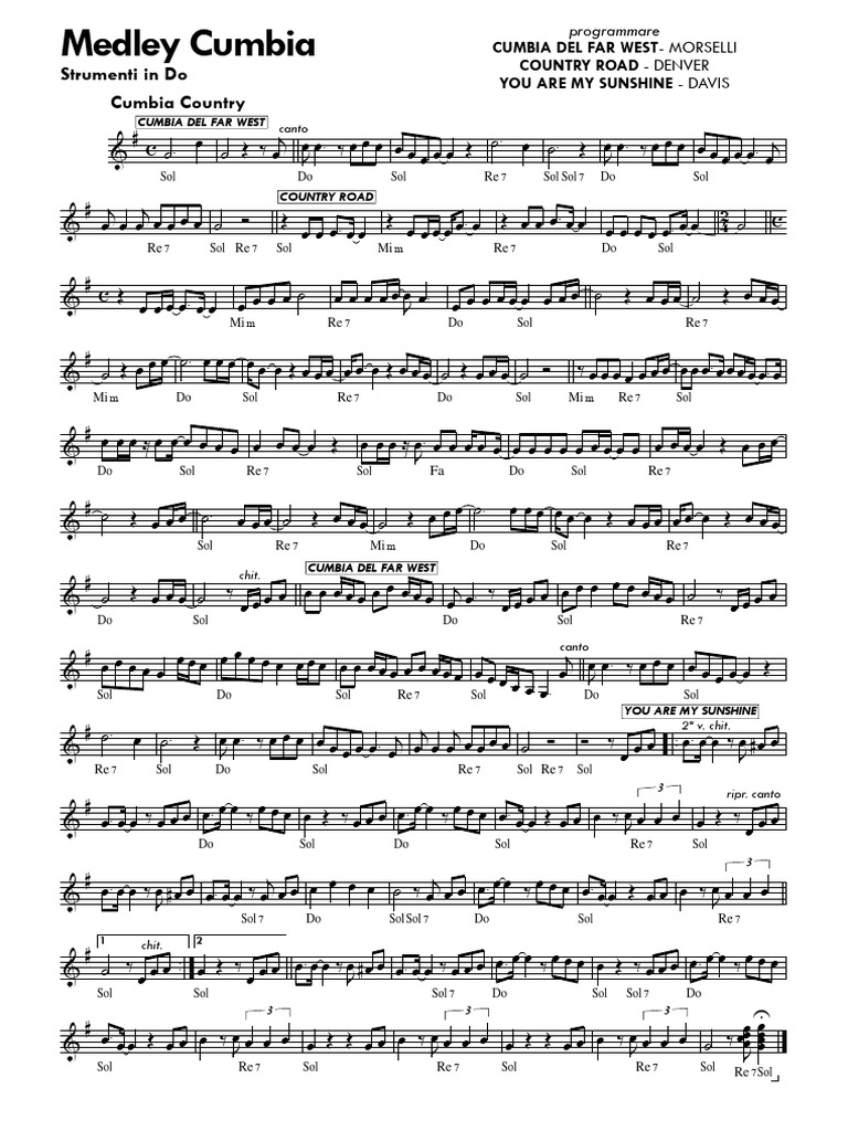 09 Medley Cumbia | PDF