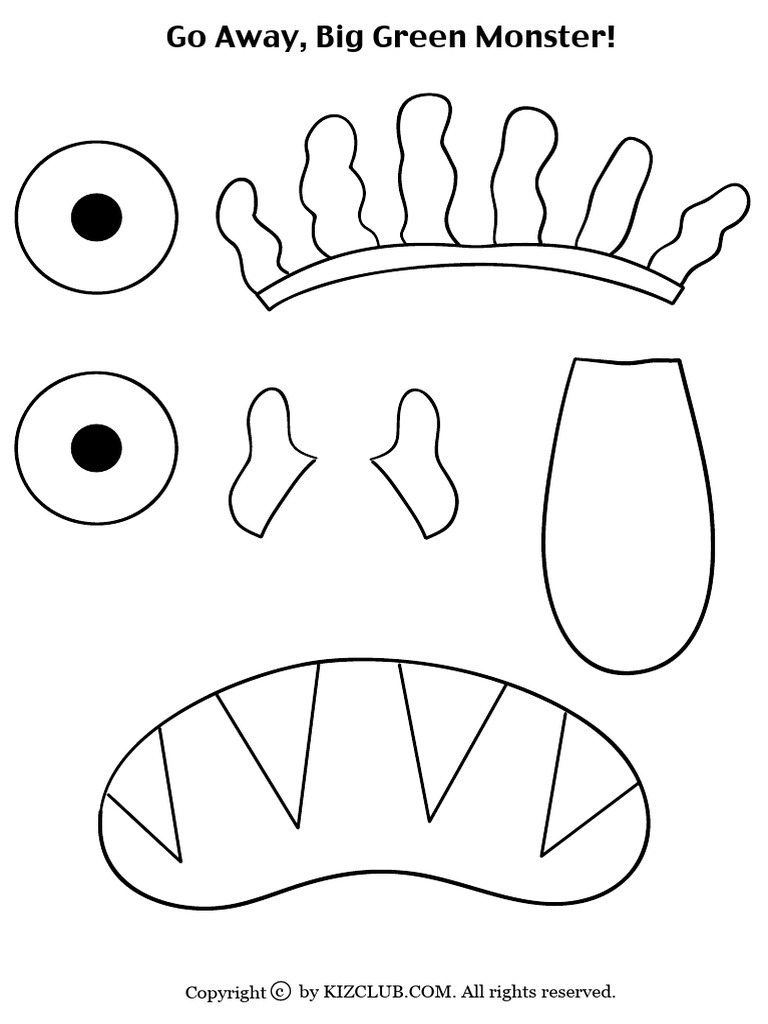 Go Away Big Green Monster | PDF