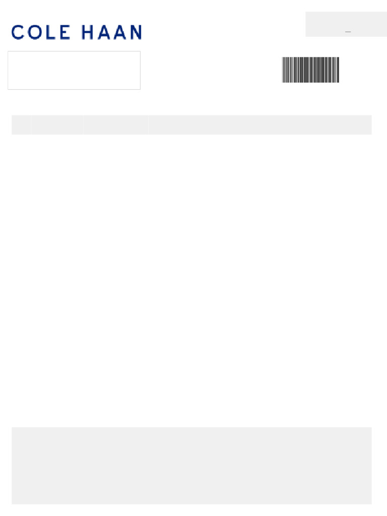 Cole Haan Return Policy