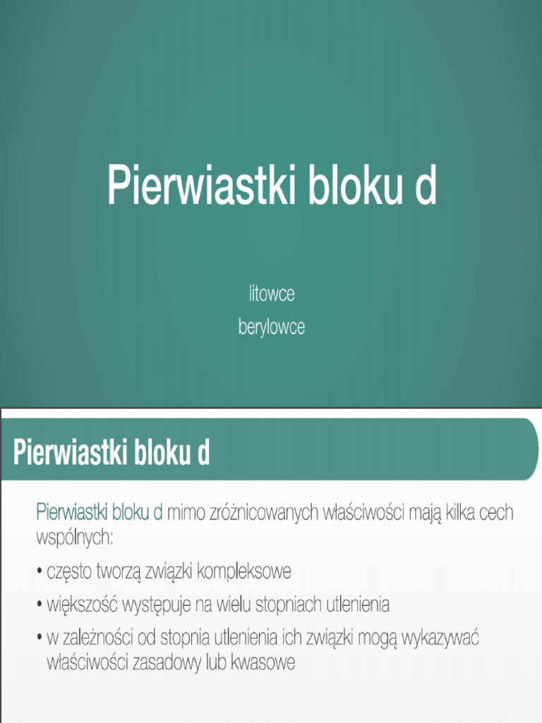 Blok D | PDF