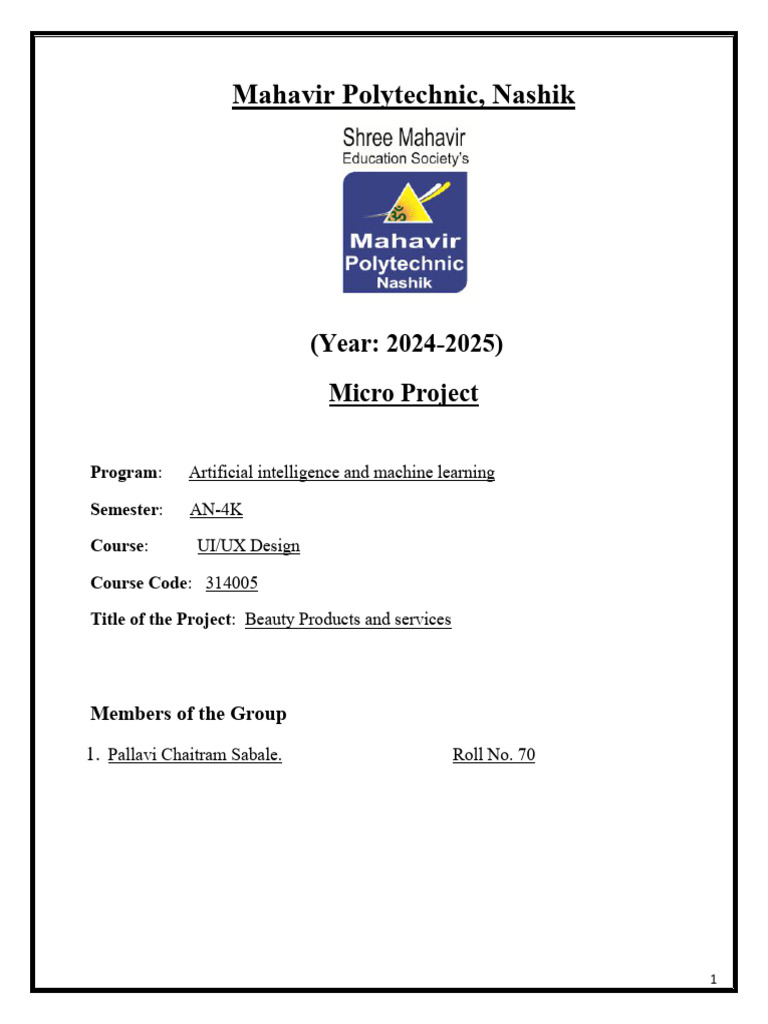 Pallavi Ui Ux | PDF | User Interface | Usability