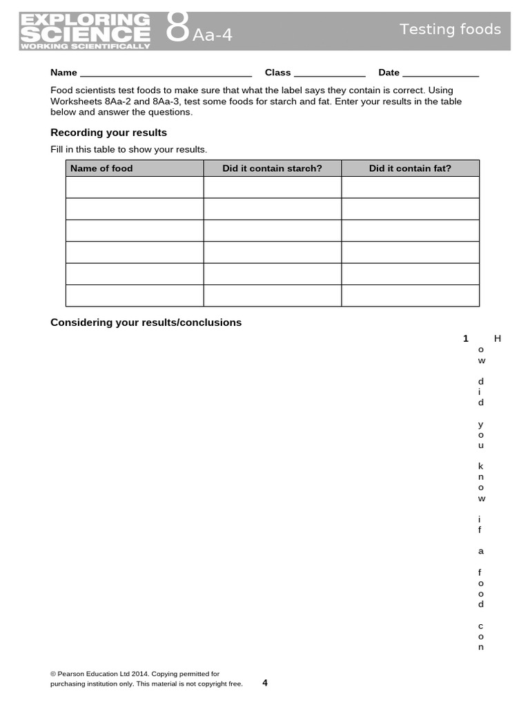 8aa4 Test Foods (USE THIS ONE) | PDF | Nutrition | Diet & Nutrition