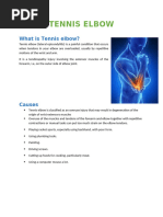 Tennis Elbow (Lateral Epicondylitis) - OrthoInfo - AAOS | PDF | Elbow ...