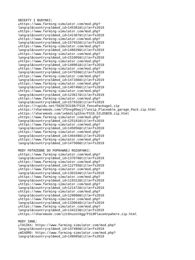 ModPack BociekLS | PDF