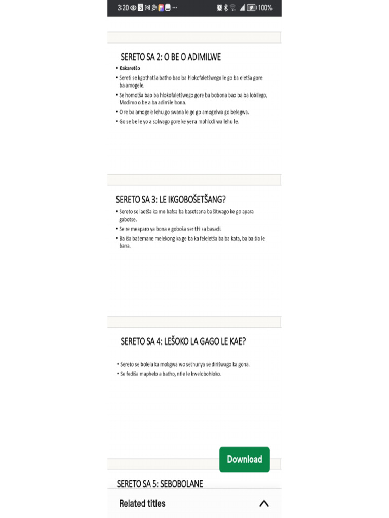 Sepedi Poetry | PDF