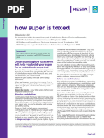 HESTA Employee Superannuation Guide | PDF | Investing | Taxes