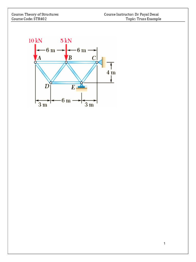 Truss Example | PDF