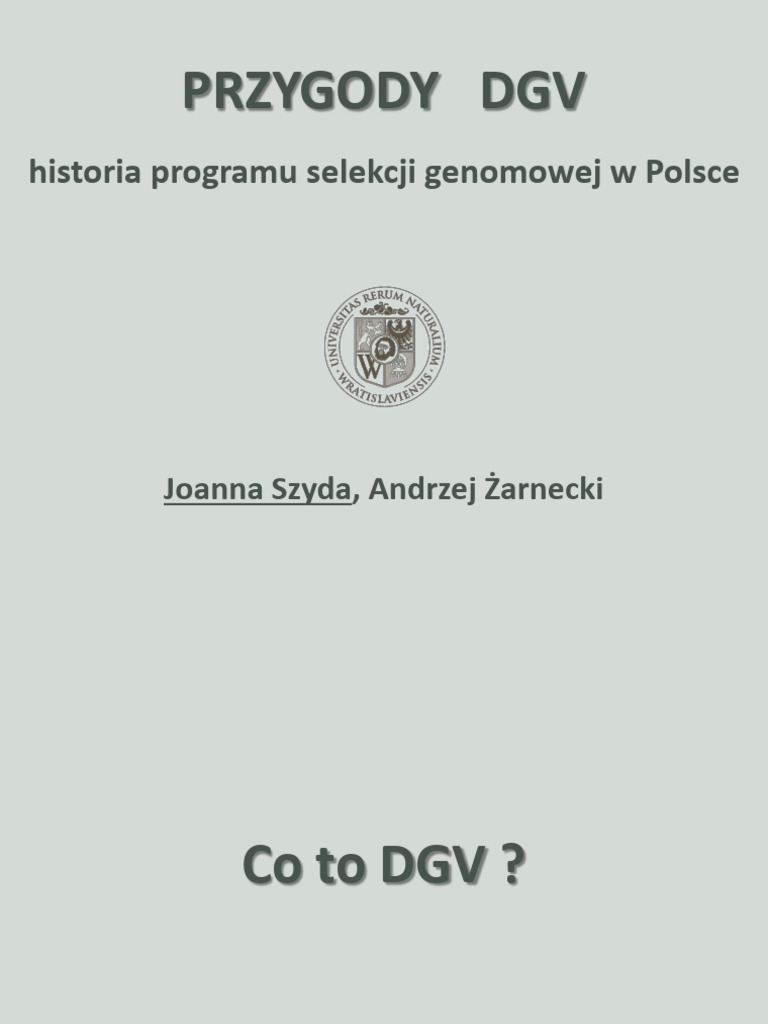 Przygody DGV | PDF