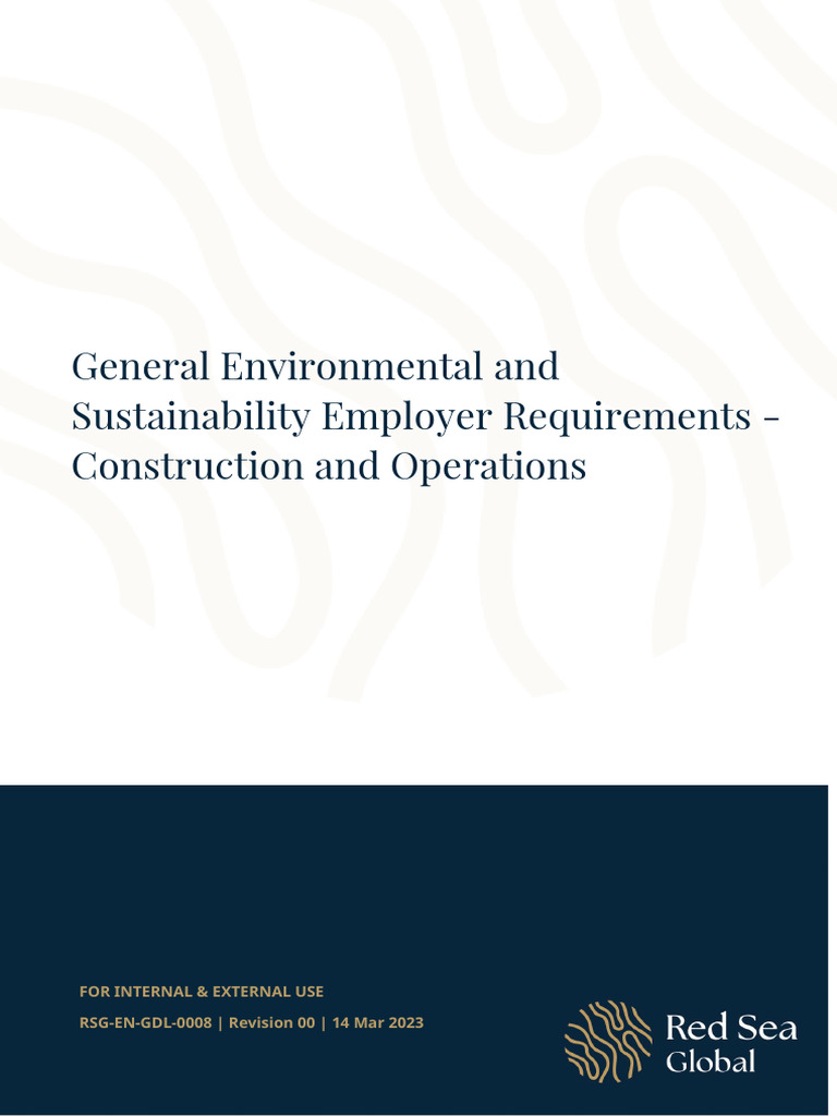 TRS-EN-GDL-0008_General Environmental and Sustainability Employer Requirements | PDF ...