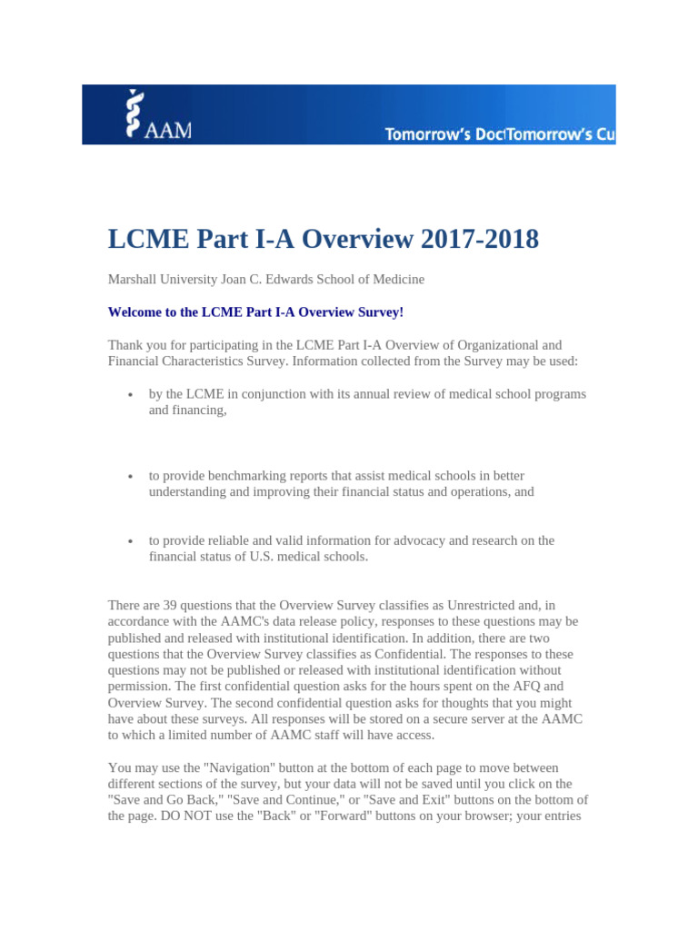 5.1-2 LCME Part 1-A AFQ Survey Responses | PDF | Bond Credit Rating ...