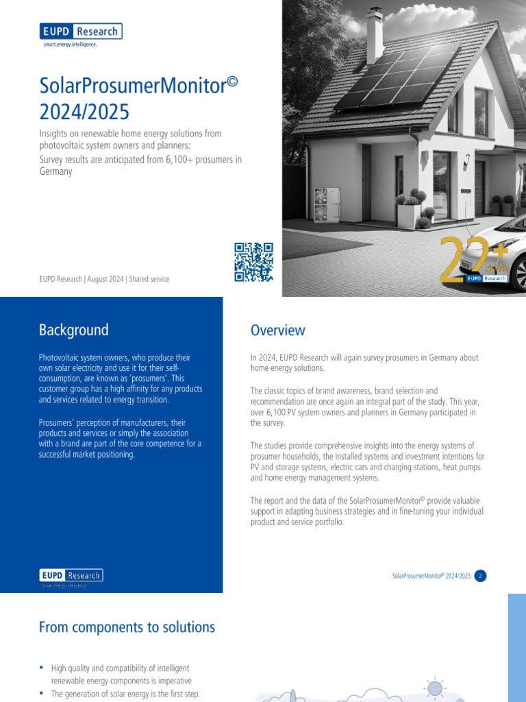 EUPD Research Proposal SolarProsumerMonitorDE | PDF