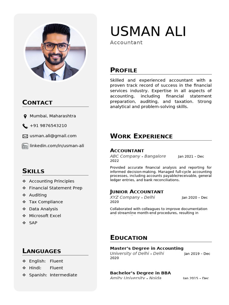 Usman CV Attractive | PDF