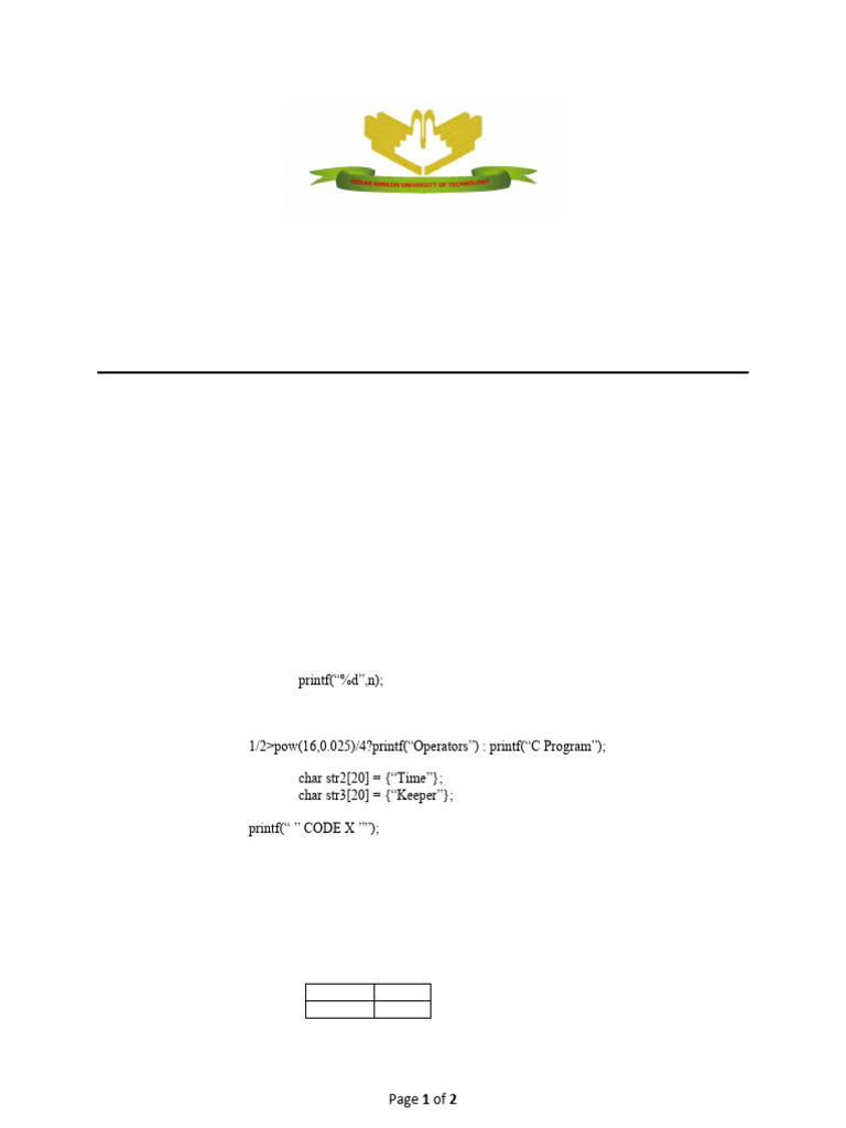 CCS 1203 EXAM INTRODUCTION TO PROGRAMMING PRINT READY | PDF | Computer Program | Programming