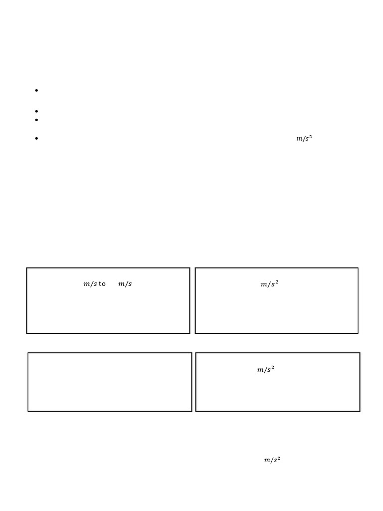 Kinematic Problems in Accelerated Motion | PDF | Acceleration ...