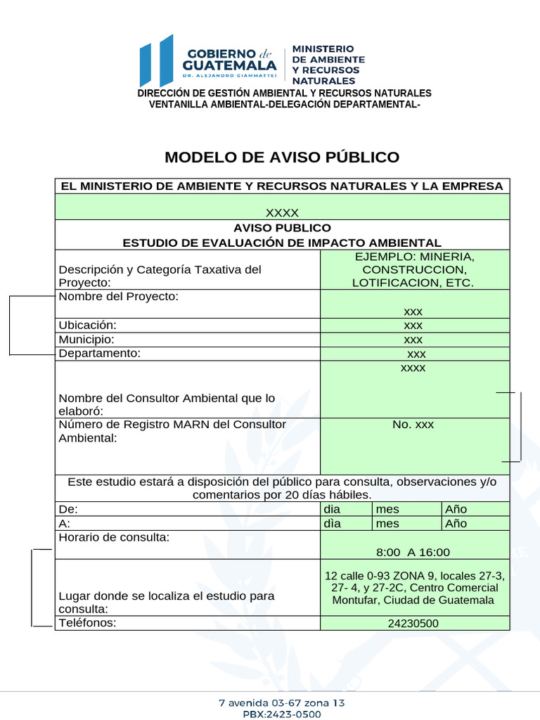 Modelo Eia Edicto | PDF