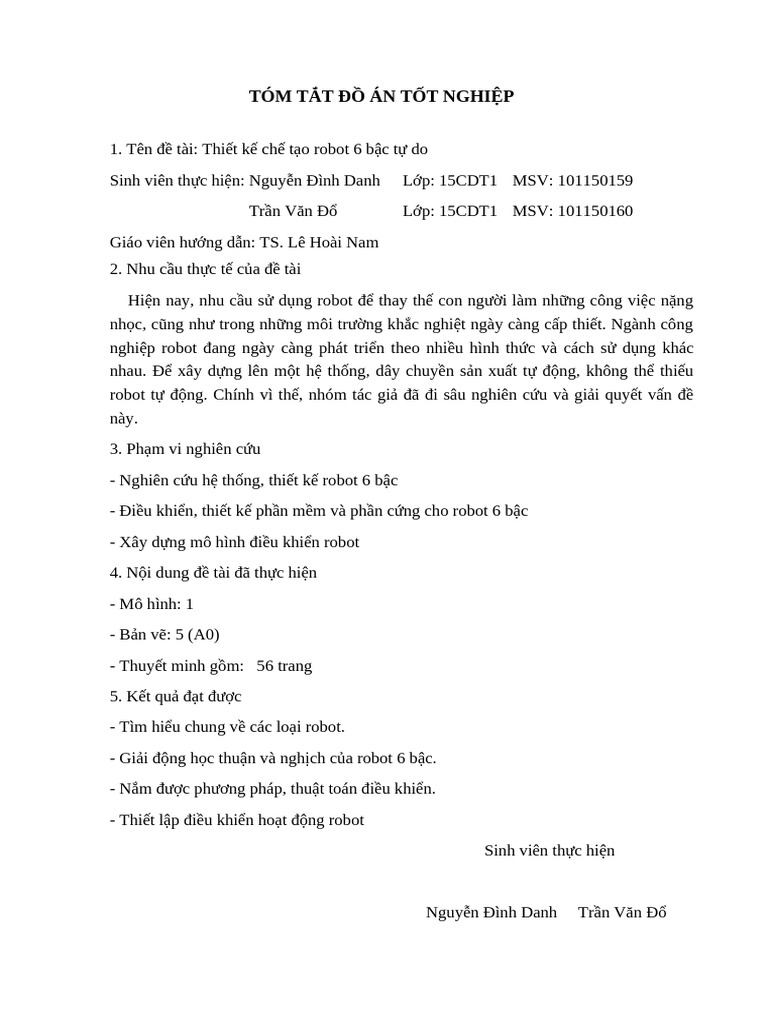 DATN_thuyetminhAr2robot | PDF