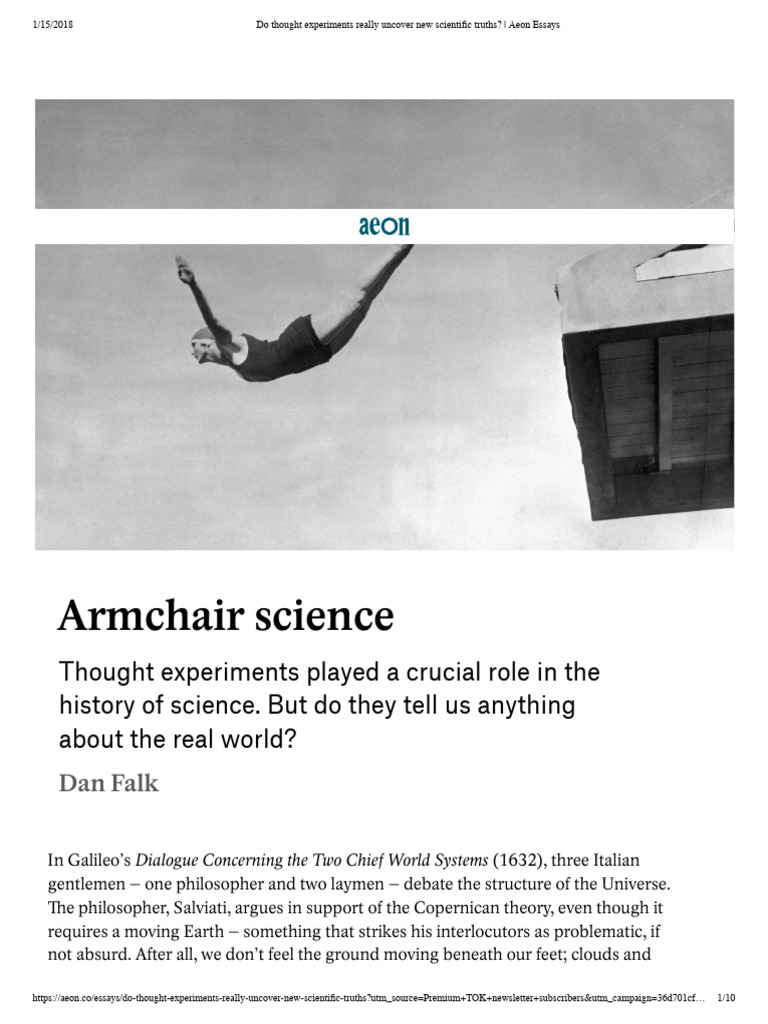 2022 Do Thought Experiments Really Uncover New Scientific Truths - Aeon ...