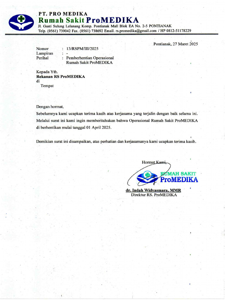 Rekanan RS ProMEDIKA | PDF