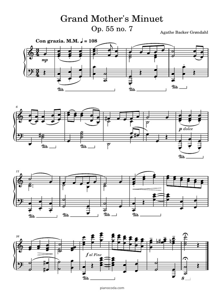 Grand Mother's Minuet | PDF